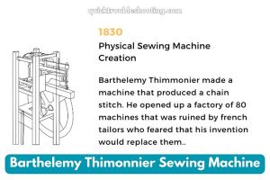 History Of The Sewing Machine In Brief